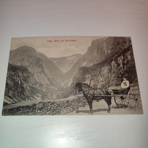 Antique | Art | Ca 90 Antique Norway Postcard With Horse And Carriage ...